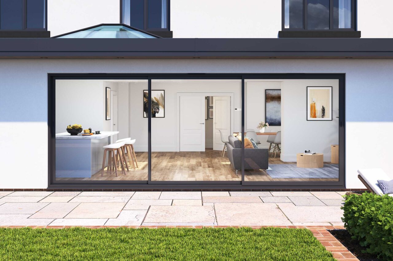 Cortizo 4700 Slding Door with Korniche Speedbead