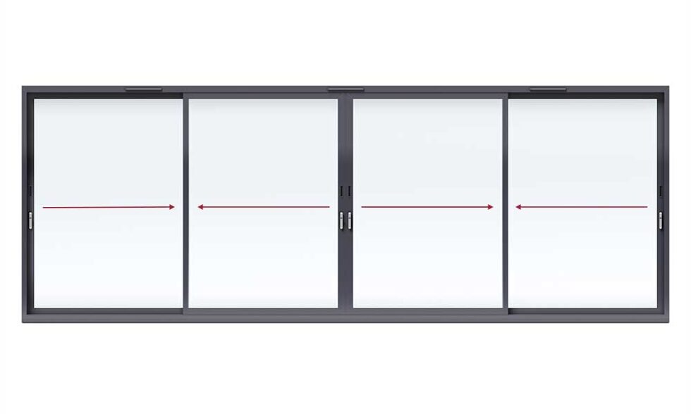 Cortizo 4700 Slding Door with Korniche Speedbead