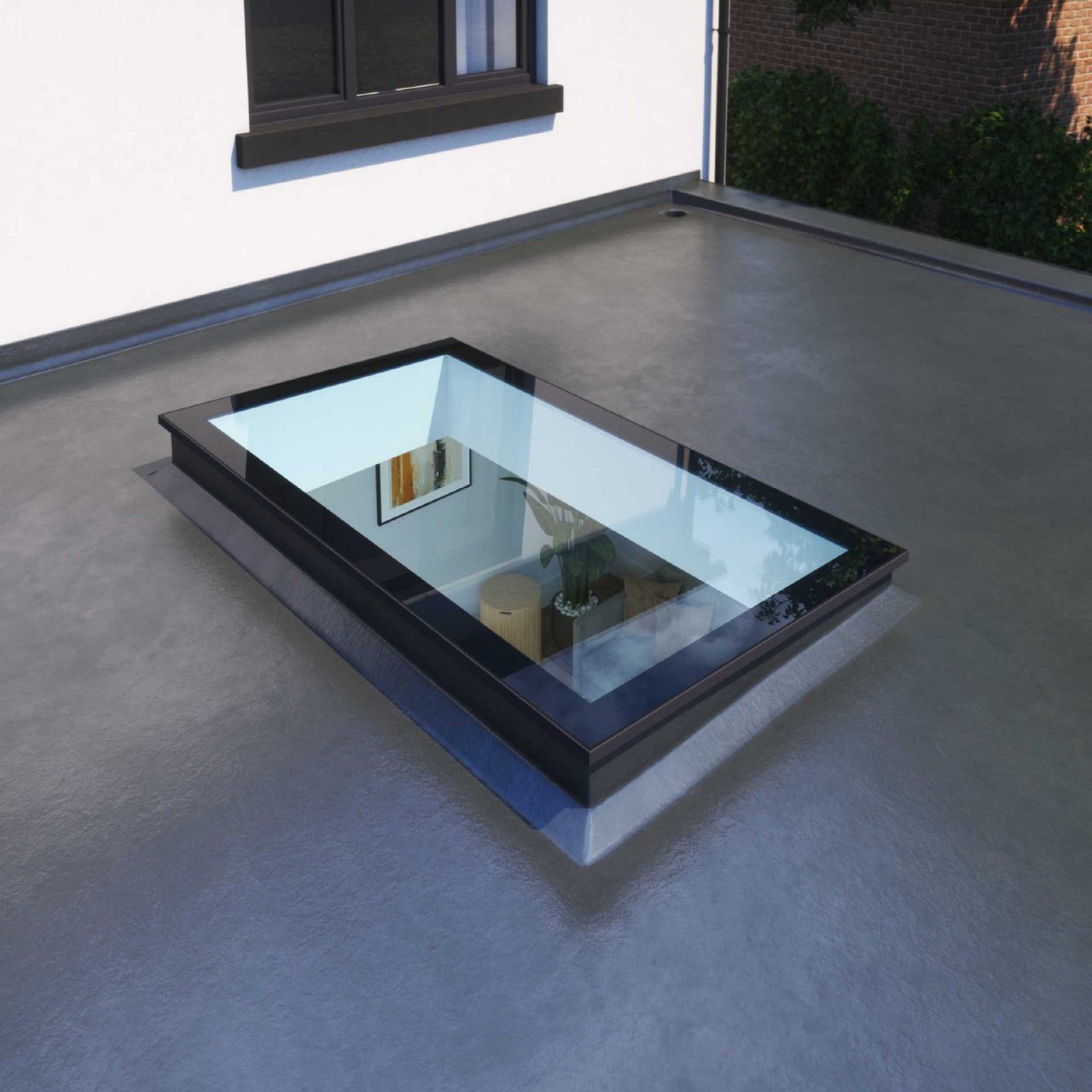 Korniche FlatLite - Budget Flat Roof Light | Secure & Easy Fit